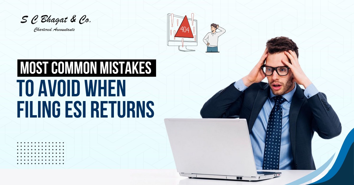 Common Mistakes to Avoid When Filing ESI Returns